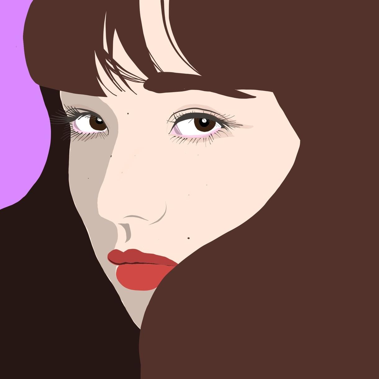 ポップな似顔絵を描きます 線を使わずポップアートのような仕上がり！ | 似顔絵作成 | ココナラ