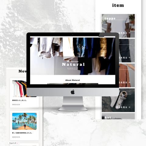 アパレル/男性向け/LP制作/STUDIO | Miwa WebDesignさん(Webデザイナー)のポートフォリオ | ココナラ