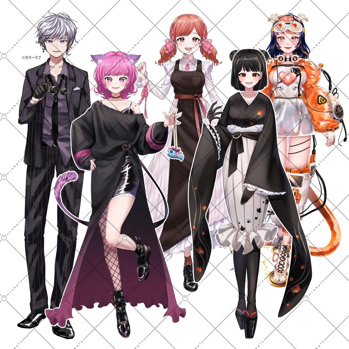 IRIAM用正面立ち絵 | Hoka＊さん(フリーイラストレーター)のポートフォリオ | ココナラ