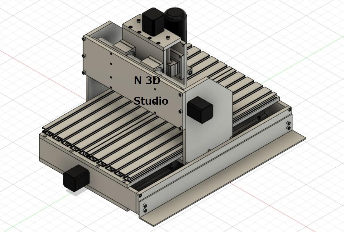 CNCルーター3 | N 3D Studioさん(3Dクリエイター・機械設計)のポートフォリオ | ココナラ
