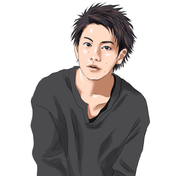 佐藤健さん わこ リアルめイラストレーターさん似顔絵イラストレーターのポートフォリオ ココナラ